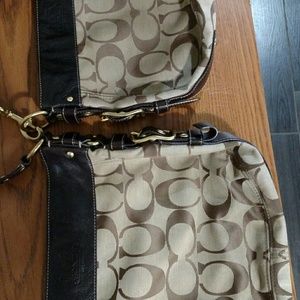 Coach | Bags | Coach Signature Monogram Purse Bundle | Poshmark